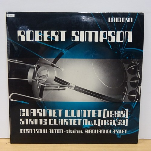 UNS 234 SIMPSON Clarinet Quintet AEOLIAN QUARTET UNICORN STEREO LP NM ...