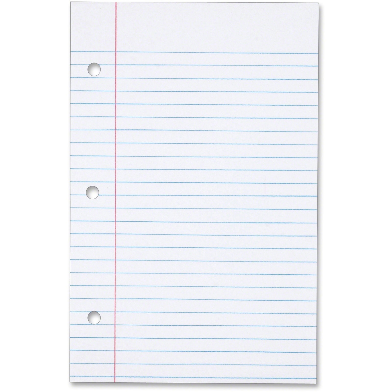 Tops 62304 Filler Paper - 100 Sheet - 20lb - College Ruled - 5.5" X 8.5 ...