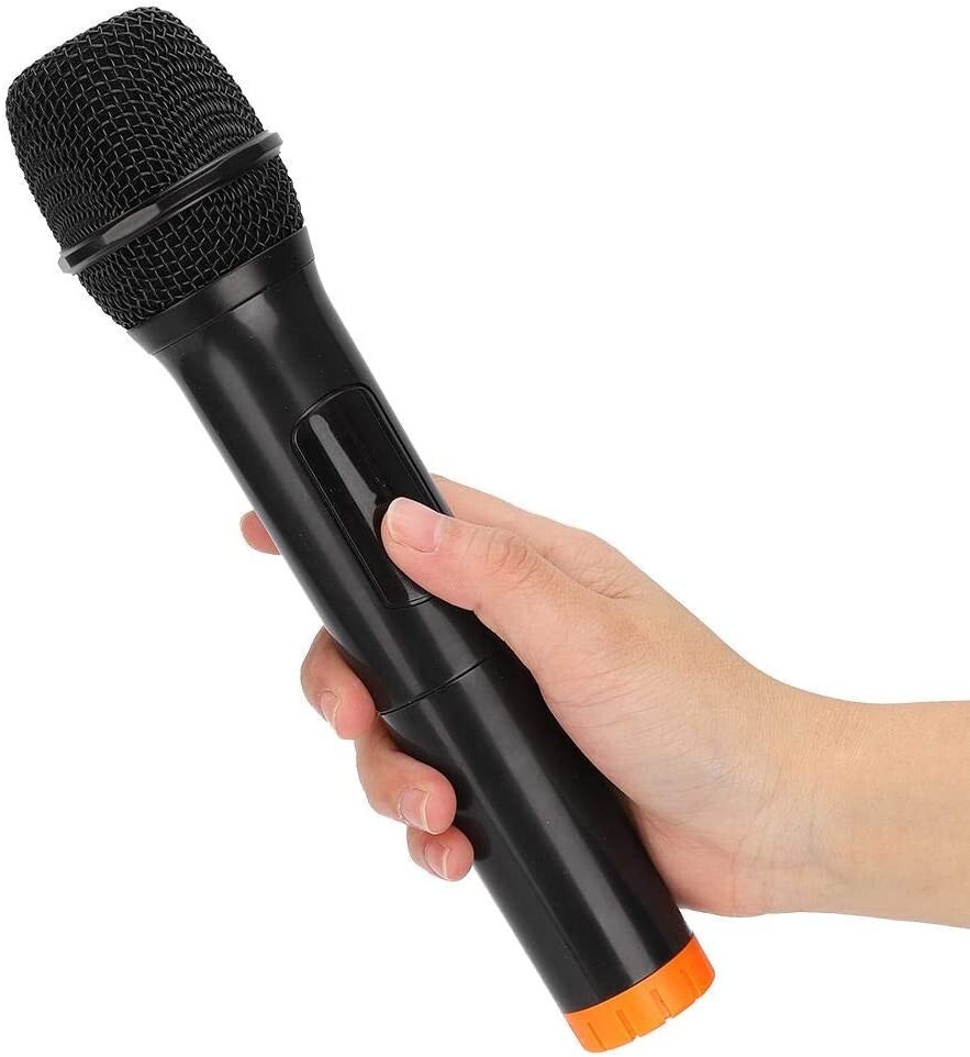 MICROFONO PROFESSIONALE DINAMICO WIRELESS CON RICEVITORE SENZA FILI ...