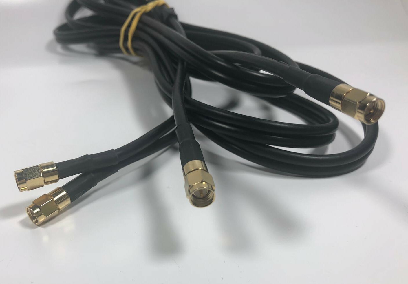 3m LONG RF Fly Lead Coaxial Aerial Cable TV Male to M Extension GOLD | eBay