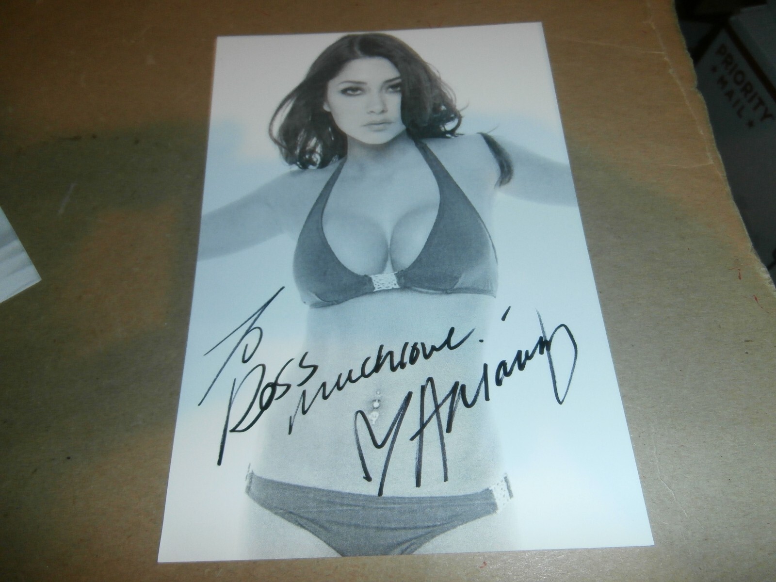 5 Arianny Celeste Autograph Press Photo Cards To Ross | eBay