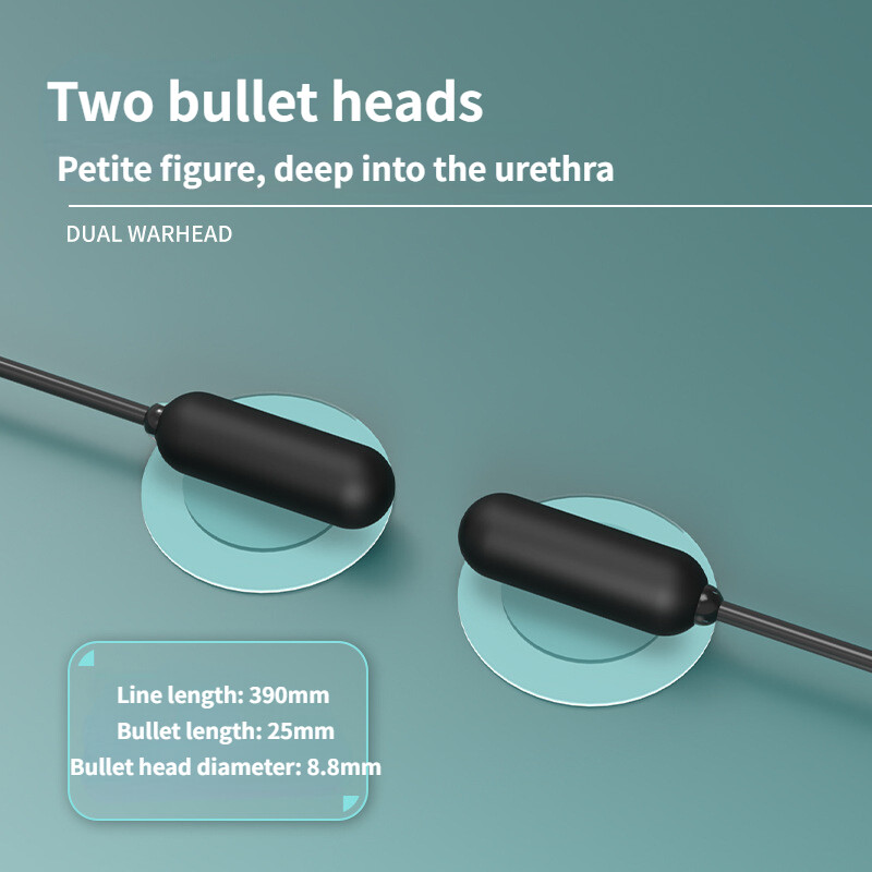 Electric Male Penis Enhancer Soft Silicone Stretching Penis Urethral ...