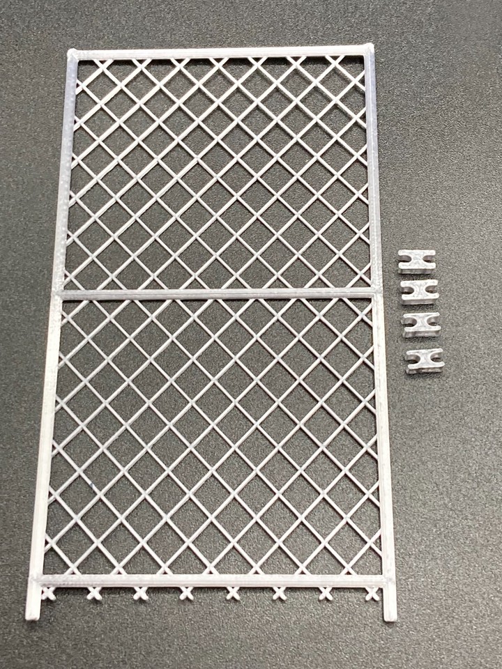 CUSTOM MODULAR FENCE for 3.75 1:18 scale FIGURE STAR WARS GI JOE ...