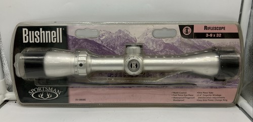 NEW Vintage Bushnell Sprtman 3-9x32 WATERPROOF Silver Rifle Scope. Free ...