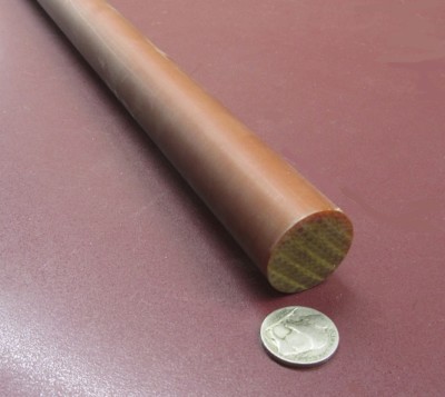 Phenolic Micarta XX Paper Rods 1.125" (1 1/8") Diameter x 12" Long | eBay