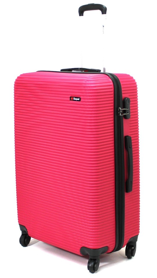 XL Large Suitcase 4 Wheel MEDIUM Lightweight ABS Hard Shell Luggage ...