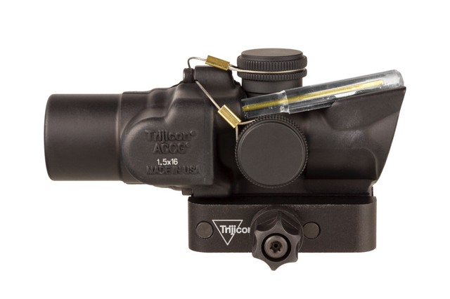 Trijicon 1.5x16S Cmpt ACOG Low Height Q Loc Amber Ring/2 MOA (TA44-C ...