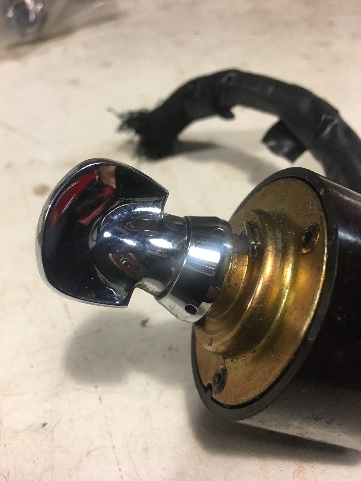 MERCEDES 1950'S W121 190 SL W180 220 S SE HEADLIGHT SWITCH WITH CHROME ...