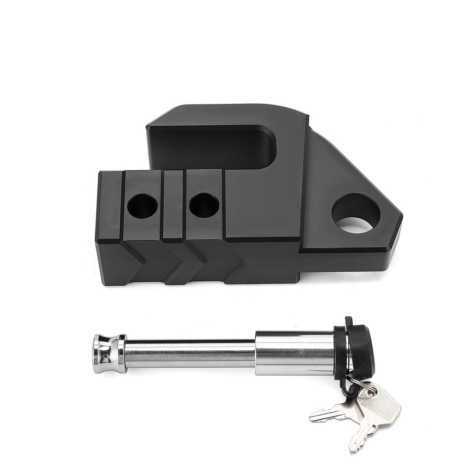 Hitch Slider, 2" Receiver Hitch Skid Protection+D Ring Shackle for ...