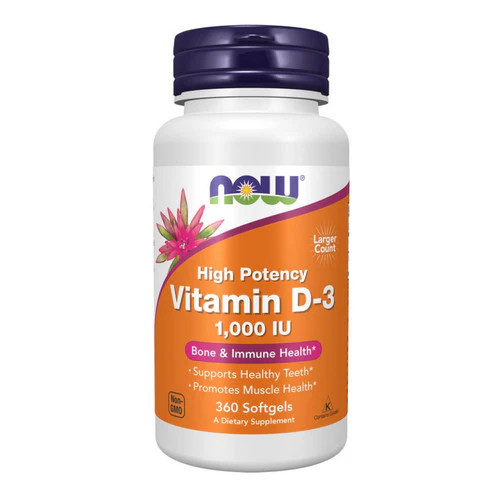Vitamin D-3 360 Softgels 1;000 IU by Now Foods 733739003751| eBay