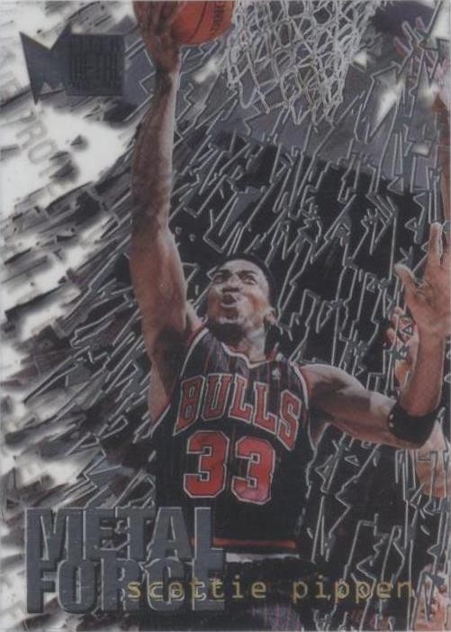 1995-96 Fleer Metal - Metal Force Scottie Pippen #10 for sale online | eBay