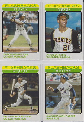 2022 Topps Heritage 1973 Baseball Flashbacks Insert - You Pick Your ...
