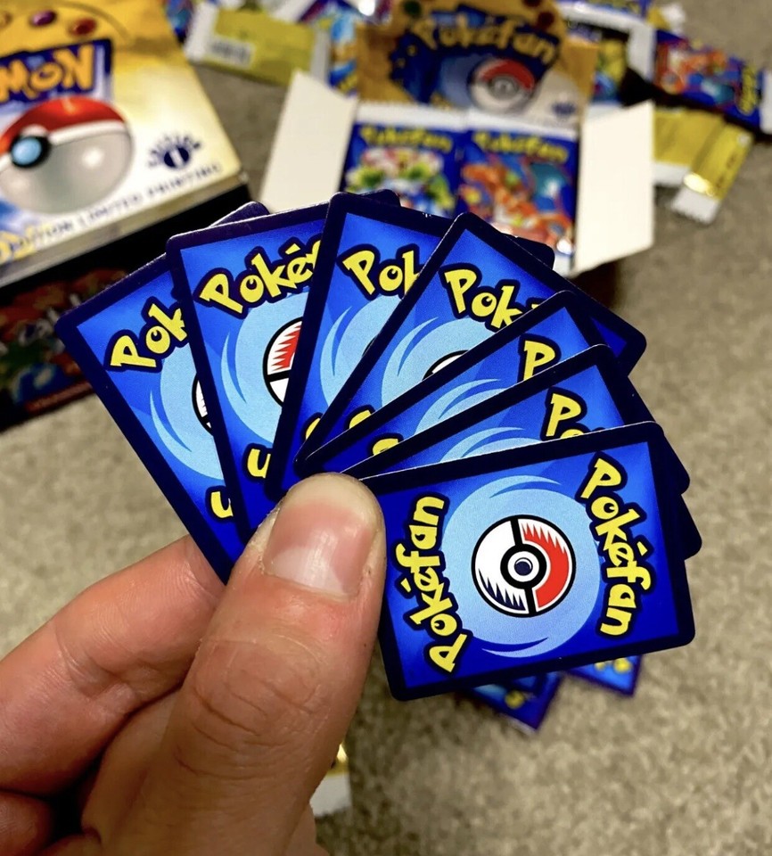 Pokemon - Mini Cards 1st Edition Base Set Booster Packs - Mini Novelty ...