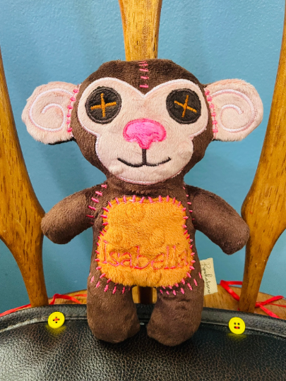 Handmade Mochi Monkey Cocomelon Plush Toy 8 5 Tall Personalizable Safe