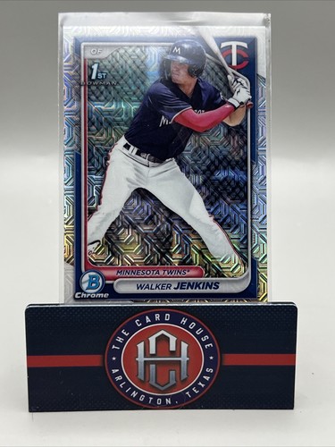 2024 Bowman Chrome Mega Box Walker Jenkins 1st Minnesota Twins TS1 | eBay