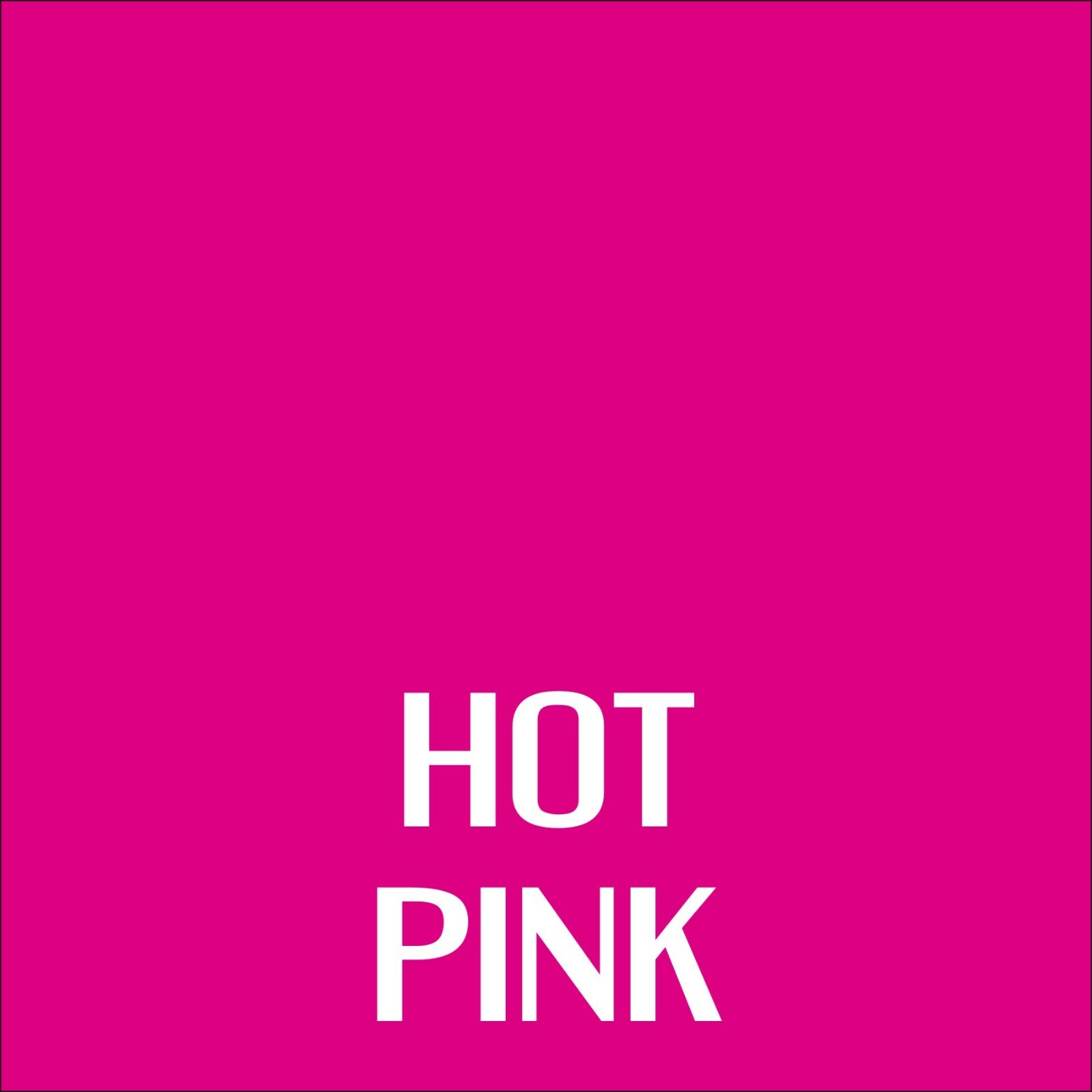 12" x 5' (ft) - Hot Pink - Outdoor, Permanent Adhesive Vinyl for Signs ...