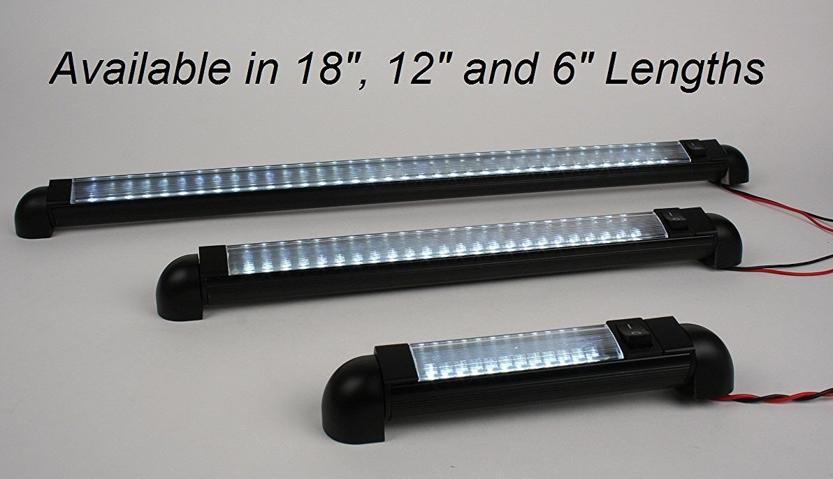 LED Bar Light - Pivoting, Water proof, 18" Lamp, 12 Volt DC LED ...
