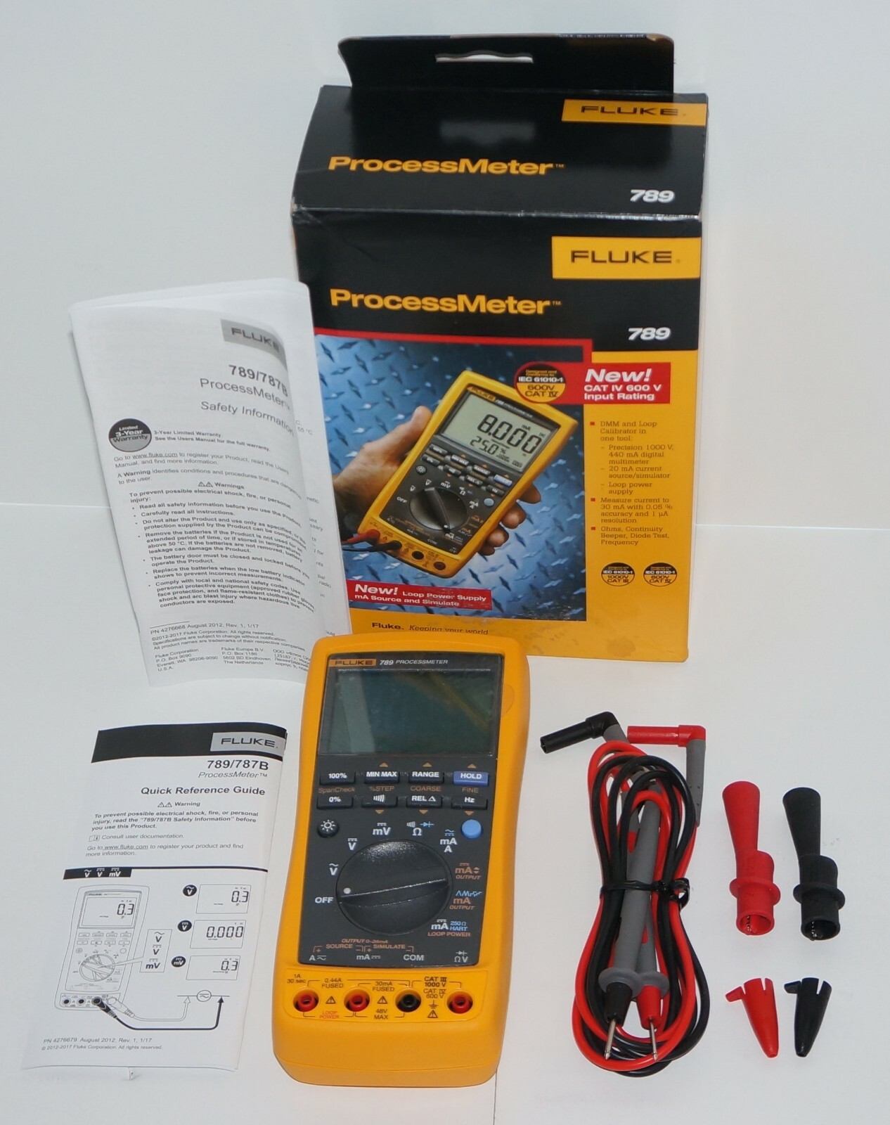 FLUKE 789 PROCESSMETER PROCESS METER LOOP CALIBRATOR BRAND NEW | eBay