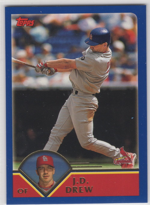 2003 Topps Baseball Saint Louis Cardinals Complete Team Set Series 1 ...