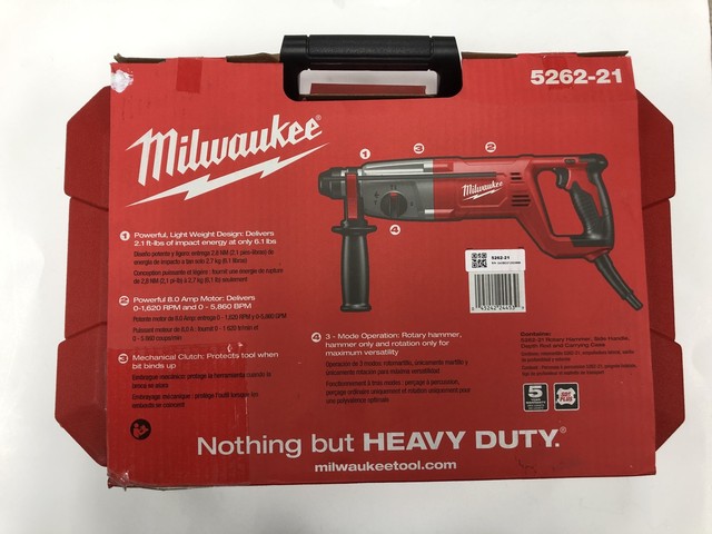 Milwaukee 5262-21 Rotary Hammer Kit for sale online | eBay