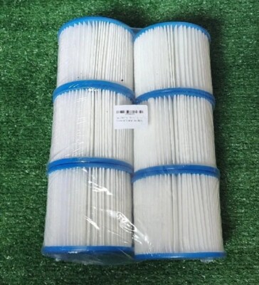 6 Pack Pool Filter for Type D/VII Filters Pump, Compatible with Intex D ...