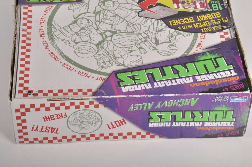 TMNT Teenage Mutant Ninja Turtles Pop Up Pizza Playset Anchovy Alley ...