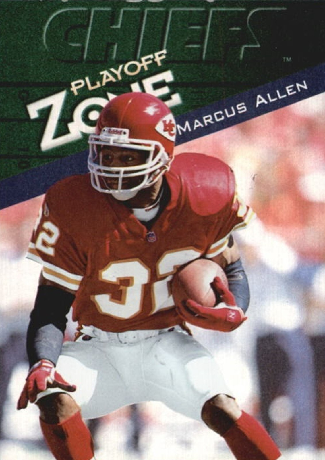 1997 Playoff Zone #113 Marcus Allen Kansas City Chiefs HOF | eBay