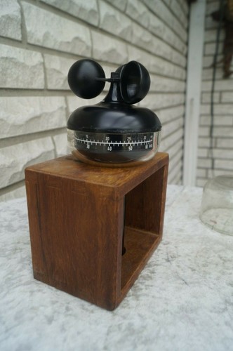 TOP Anemometer Deuta ,Anemo ,Windmesser,mit Befestigungskasten(Holz ...