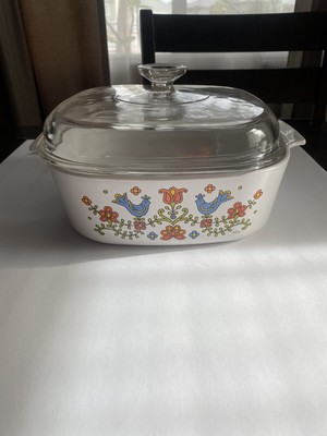 Official Rare 1975 Bluebird Corning Ware/Pyrex 10” X 10” Pyrex A-12-C ...