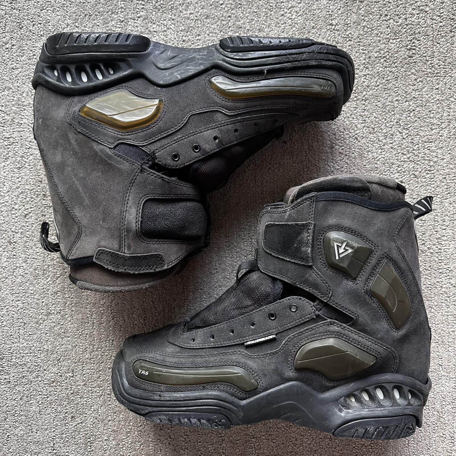 Rollerblade TRS Access Aggressive Inline Skates Black Suede Liner US ...