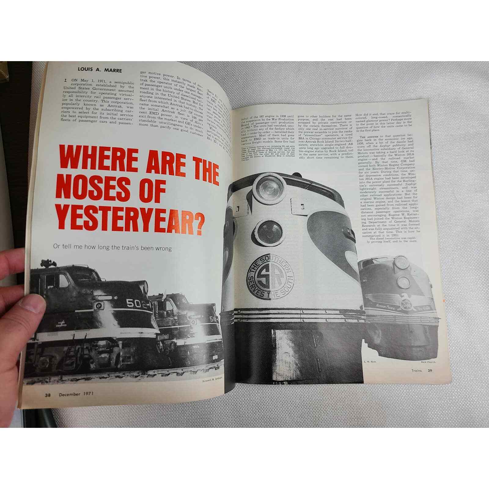 Trains Magazine Volume 73 Number 2 December 1971 | eBay