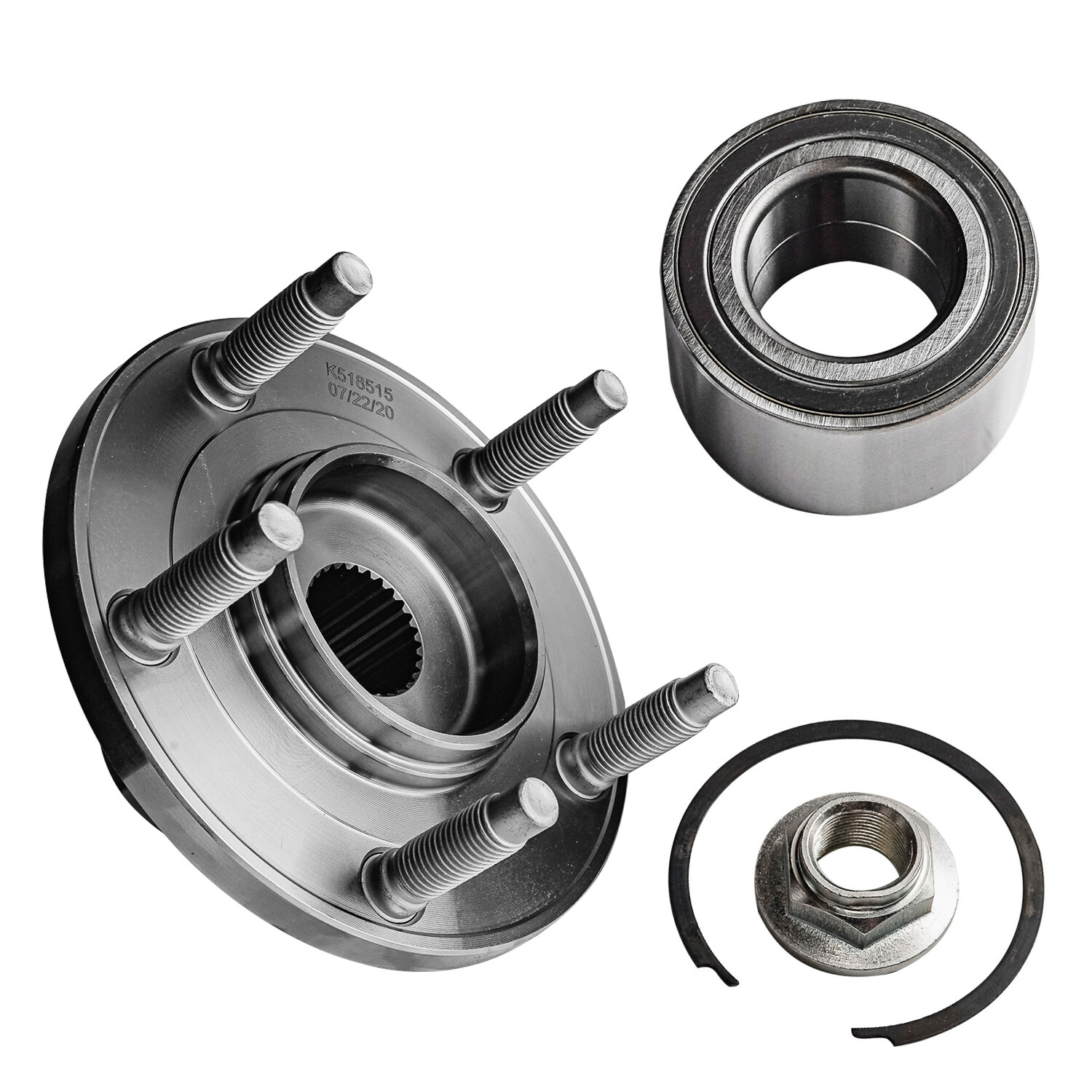 Front Wheel Bearing and Hubs for 2001-2010 2011 2012 Ford Escape ...