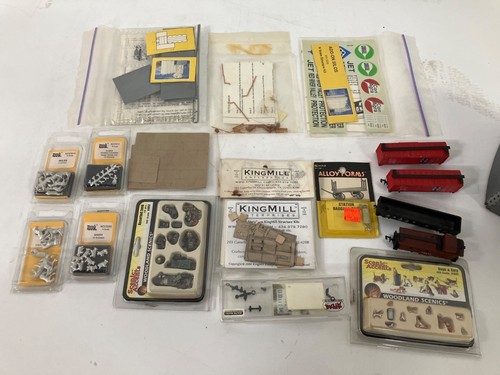 Lot of Vintage Model Railroading Items Including Train Cars and & More ...