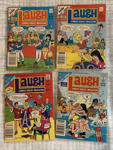 Archie Digest Library Laugh Comics Digest Magazine Comic Book Lot of 4 ...