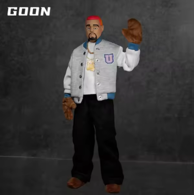 GOON Original 1/6 Scale 12" Kanye West Graduation Dropout Bear Action ...