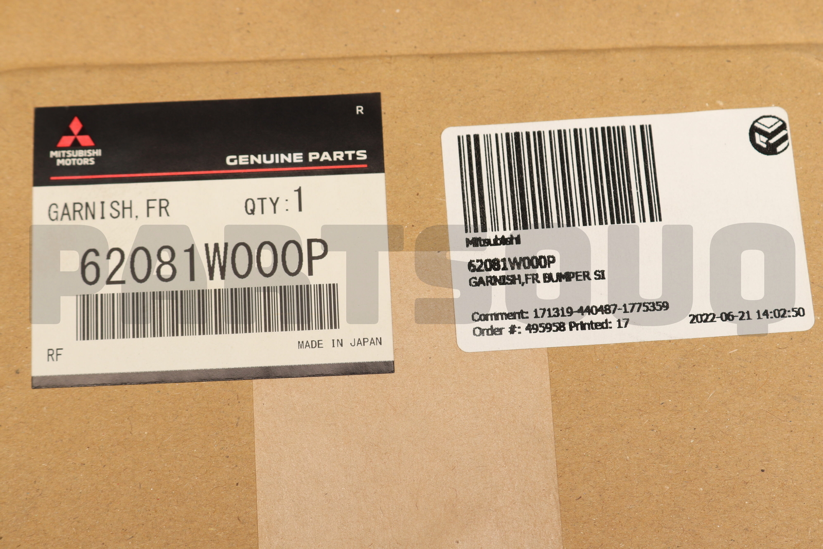 Genuine Mitsubishi Upper Trim 62081W000P for sale online | eBay