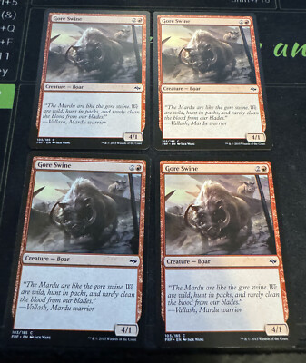 Gore Swine X4 Fate Reforged Magic the Gathering MTG | eBay