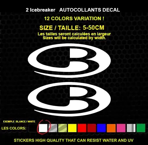2 ICE BREAKER sticker Genuine decal sticker WATERPROOF STICKERS | eBay