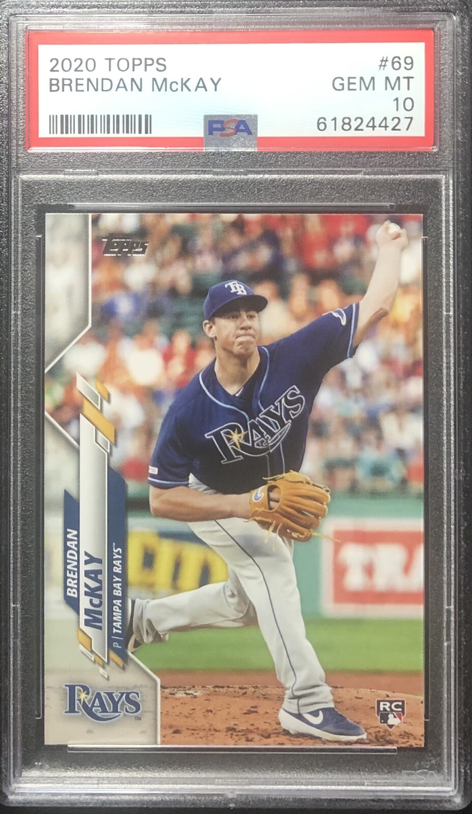 2020 Topps Brendan McKay Rookie RC #69 PSA 10 Rays | eBay