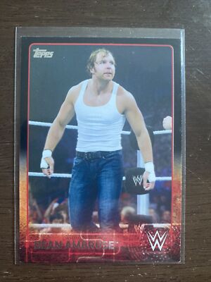 2015 Topps WWE Black #24 Dean Ambrose | eBay