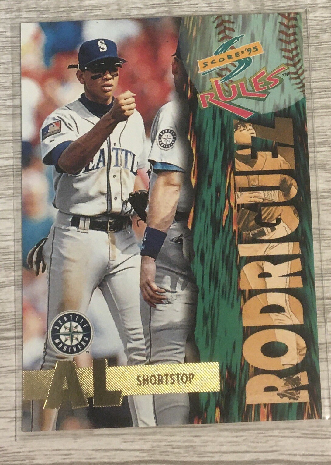 1995 ALEX RODRIGUEZ-SEATTLE MARINERS SCORE RULES #SR5 M | eBay