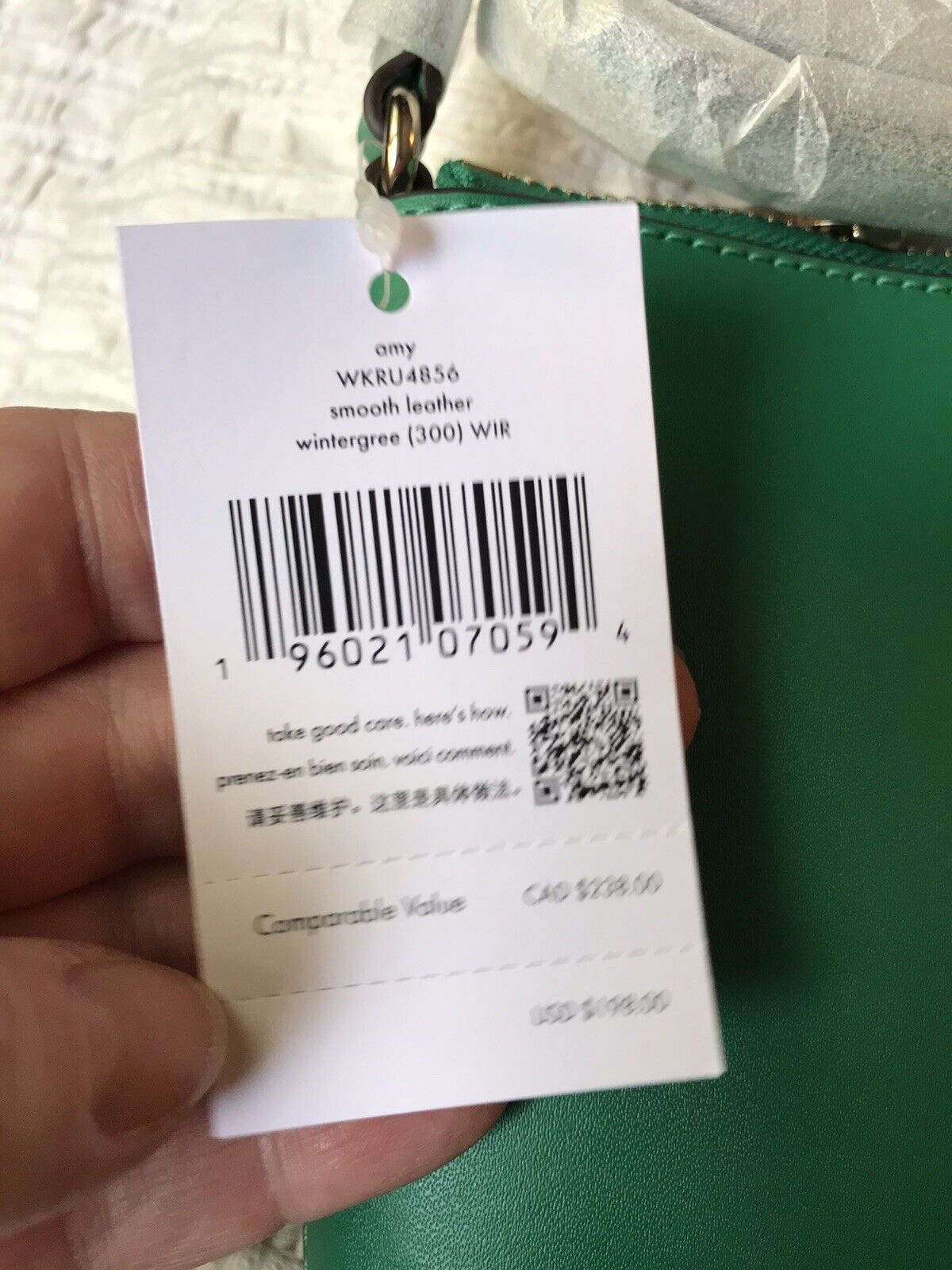 NWB Kate Spade Amy Ivy Street Green Leather Crossbody WKRU4856 $198 ...