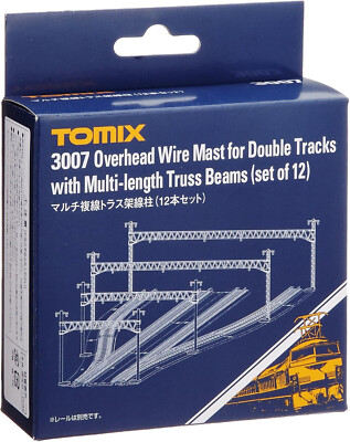 Tomix Japan 3077 N scale 3007 Overhead Wire Mast for Double Tracks ...