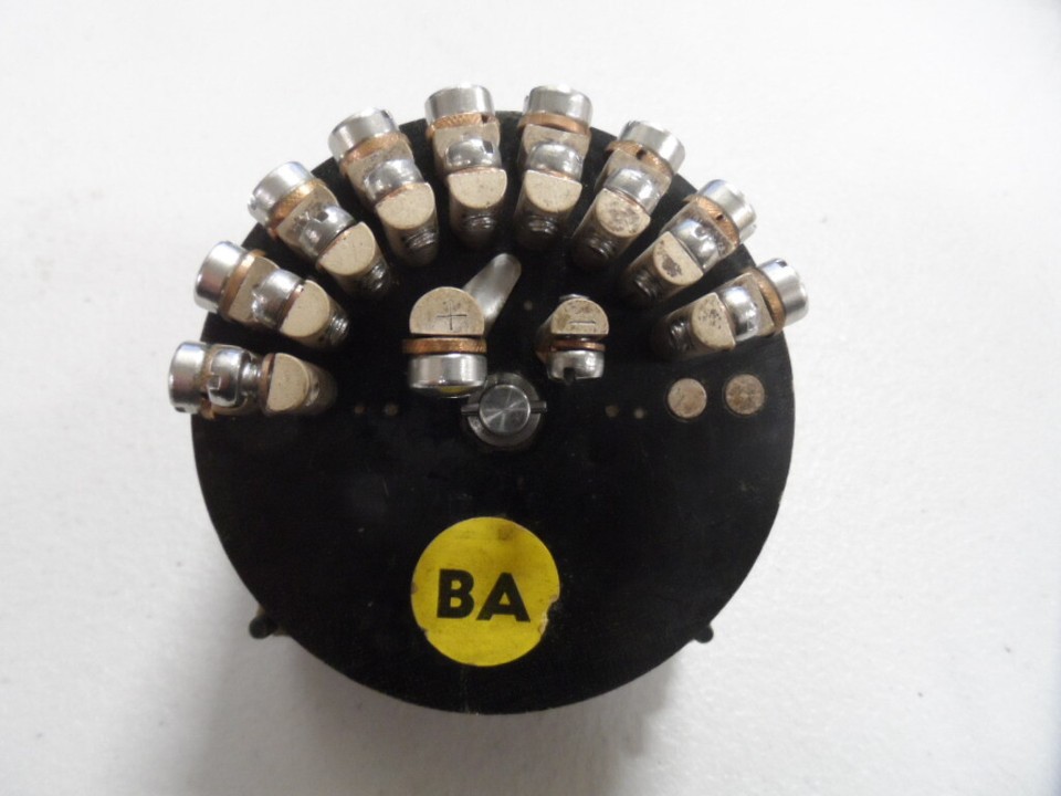 Lewis Eng. CO. 20550 9 position Aircraft Selector Switch Warbird type ...