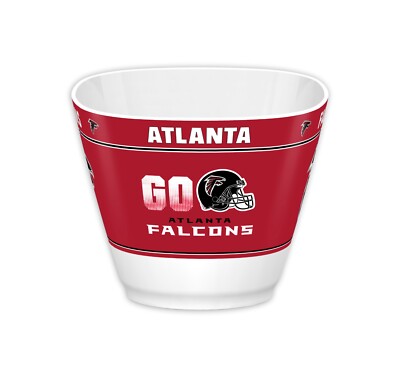 NFL Atlanta Falcons MVP Bowl Tailgate Football Party Snack Bucket 1 gal ...