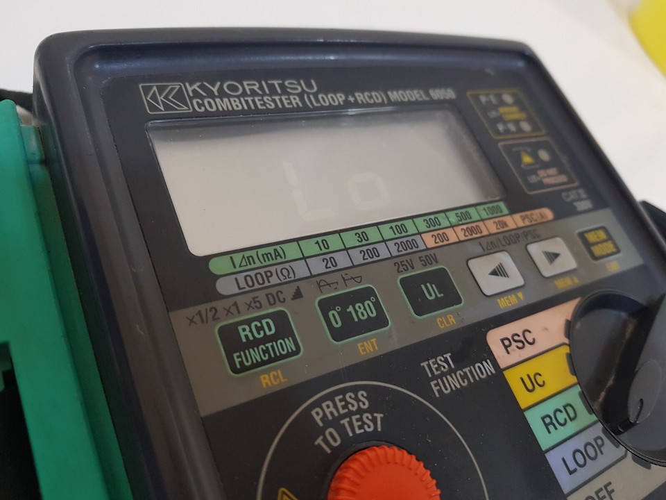 Kyoritsu 6050 Multifunktionstester Combitester Loop RCD ...