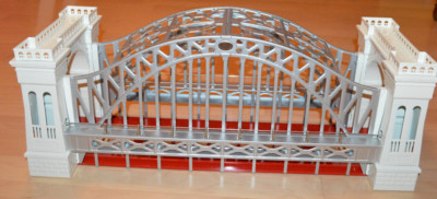 MTH TRAINS EARLY STANDARD GAUGE RED & SILVER HELLGATE BRIDGE | eBay