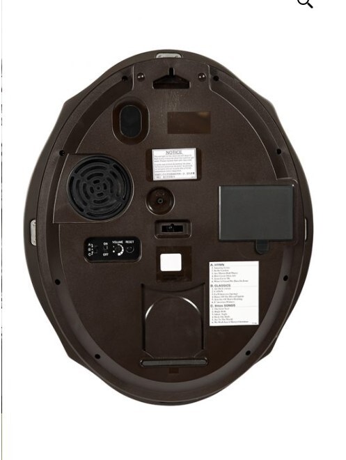 Rhythm Clocks Precious Angels Musical Motion Clock (4MJ894WD06 ...