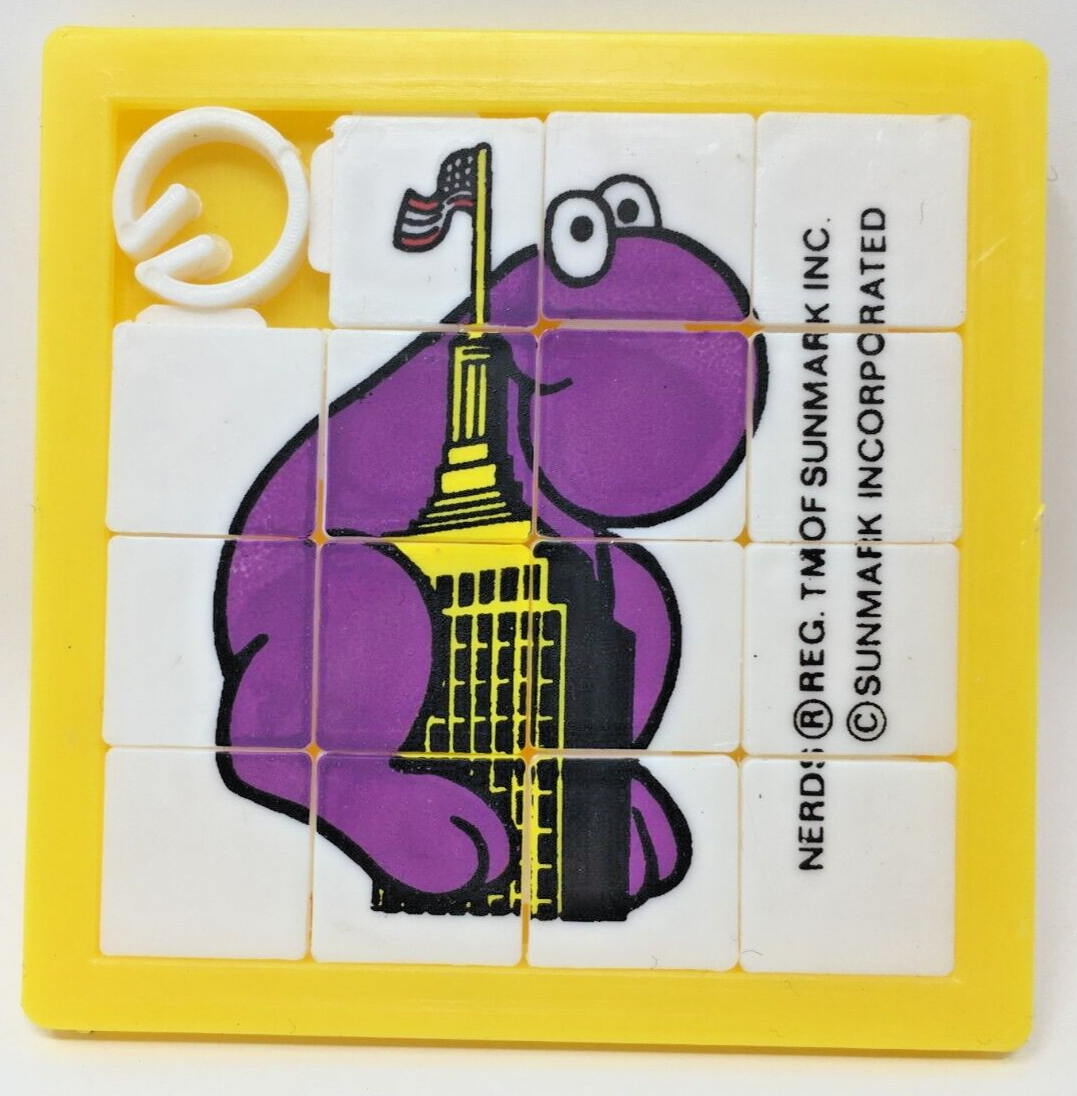 Vintage 4 Sunmark Nerds Plastic Slide Puzzles 1990's | eBay