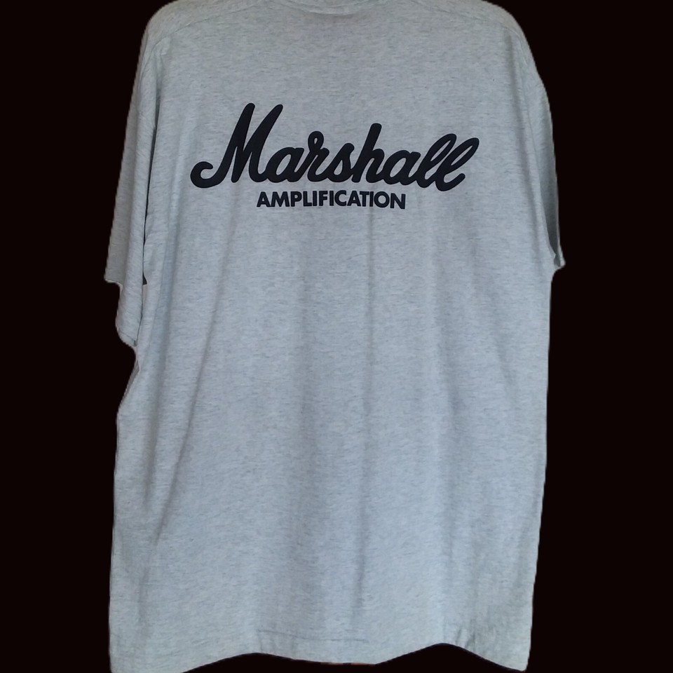 Vintage 90’s Marshall Amplifiers Jim Marshall signed graphic shirt Size ...